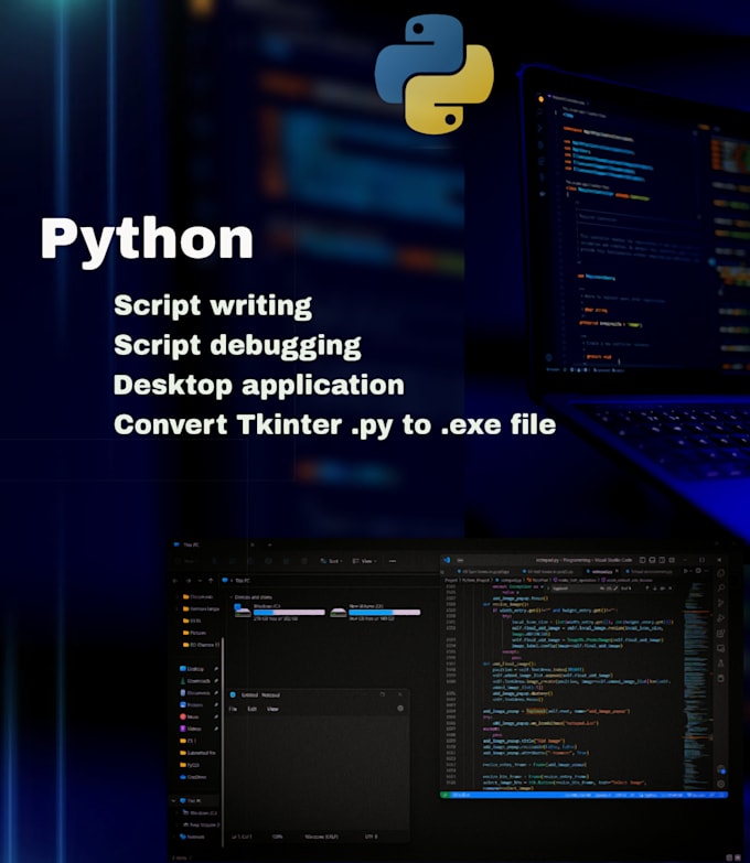 Create Gui App With Tkinter And Write Python Script By Prashilkumar