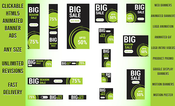 Do Clickable Html5 Animated Banner Ads For Google Display Email