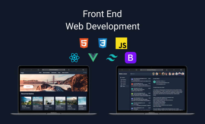 Develop Web In React Vue Bootstrap Tailwindcss By Bmolina1993 Fiverr
