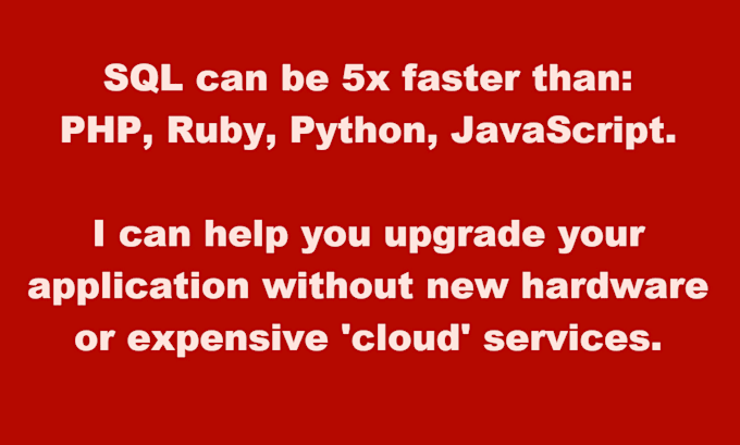 Write Fast Sql Queries By Theangryrabbit Fiverr