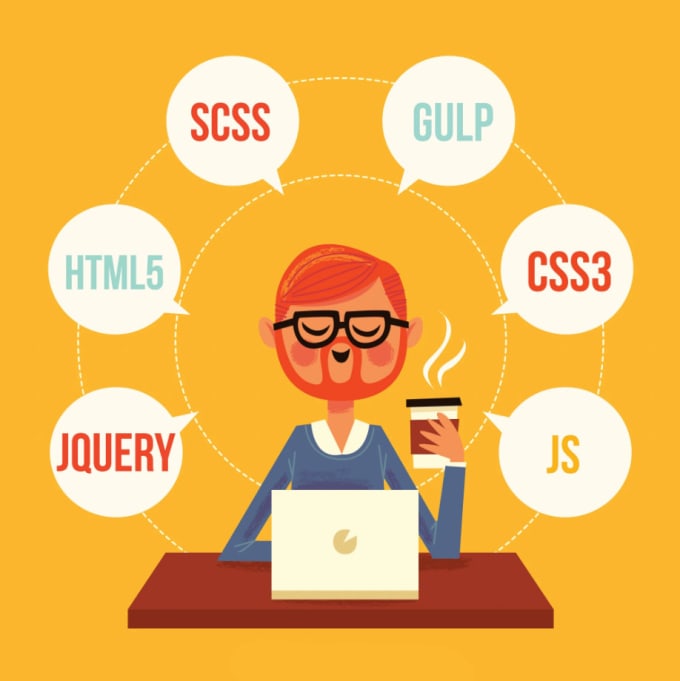 Develop Web Pages With Html Css Bootstrap And Javascript By
