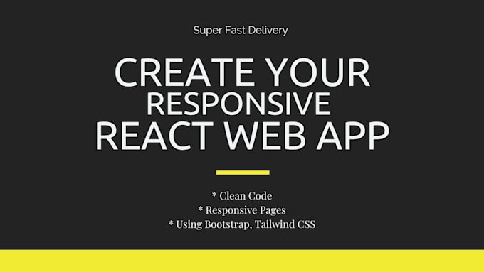 Develop Your React Js Web Application By Tariq Azizrocky Fiverr