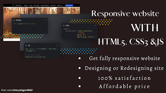 Design And Redesign Your Web By Using Js Html5 And Css3 By