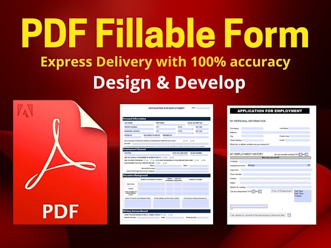 Convert Forms To Fillable Pdf By Claudekanisus Fiverr