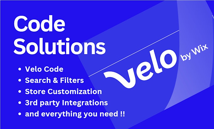 Write Wix Code Fix Bugs Add Features Using Wix Velo By Wix Codeexpert