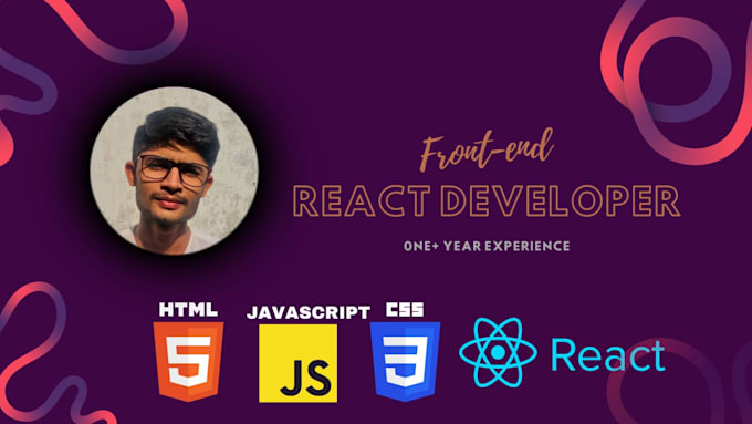 Develop Front End Html Css And React Js Web Applications By