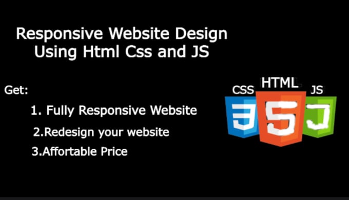 Create Responsive Web Design With Html Css And Javascript By Itselx07
