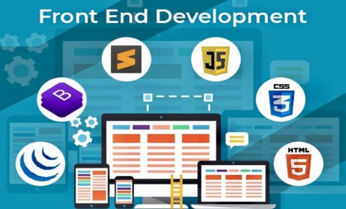 Develop Html Css Javascript Bootstrap Sass Others As A Front Dev By