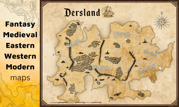 Design Custom Fantasy Maps By Nipun Ganepola Fiverr