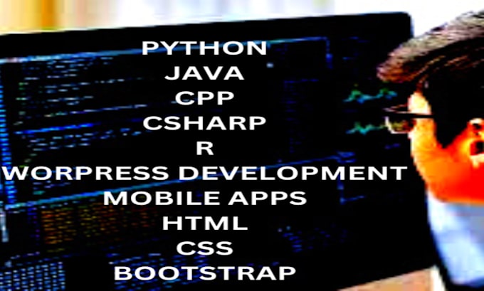 Do Python Java Cpp Csharp C R Web Programming Projects By