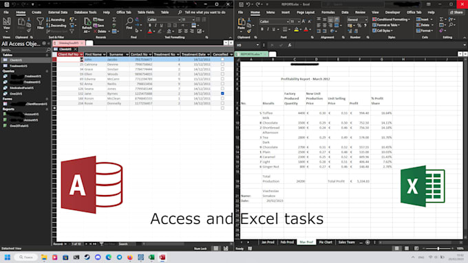 Help You With Entering Data Into Ms Excel Or Ms Access By Slavonius