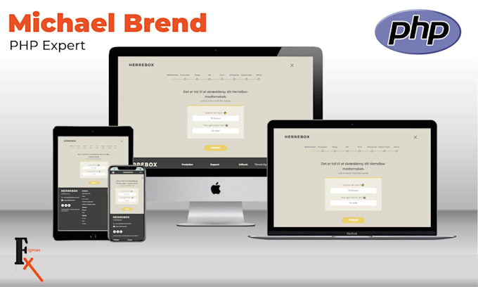 Develop Professional Website Using Html Css Php Laravel By Figmax Fiverr
