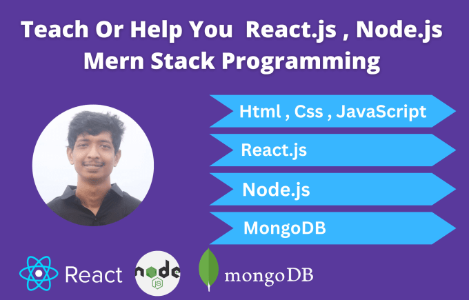 Teach Or Help Your Mern Stack Project Using Javascript React And Node