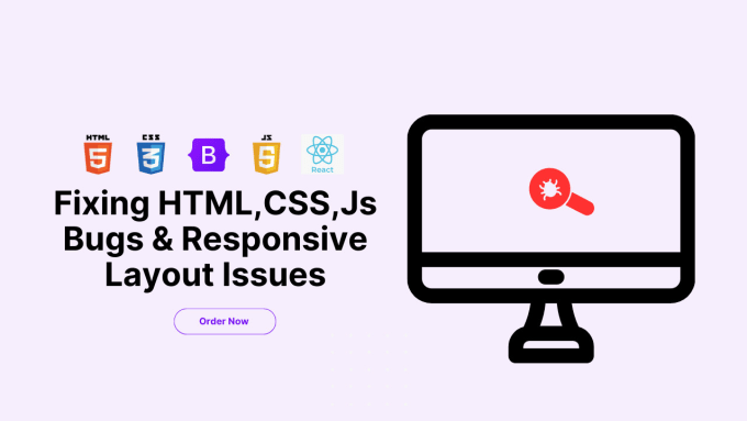 Fix Frontend Responsive Issues Html Css Or Js Reactjs Nextjs