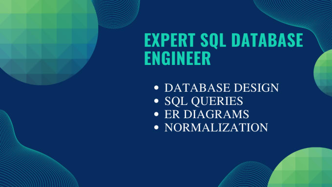 Do Database Design And Write And Optimize Sql Queries In Mysql By