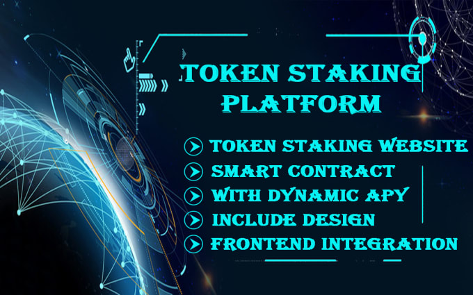 Provide You Token Staking Platform With Apy Base Reward By Using React