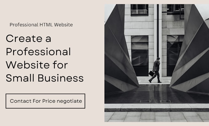 Create Html Website Of Small Businesses By Shahzaibaly Fiverr