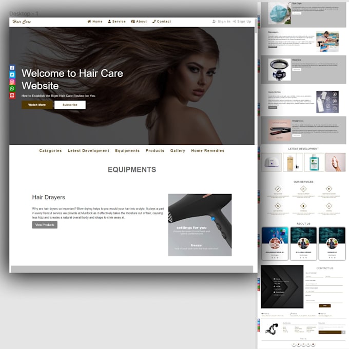 Develop And Design Responsive Website Html Css Js Php Mysql By