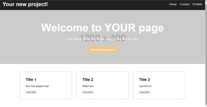 Create An Easy To Use Interactive Html And Css Template For Your