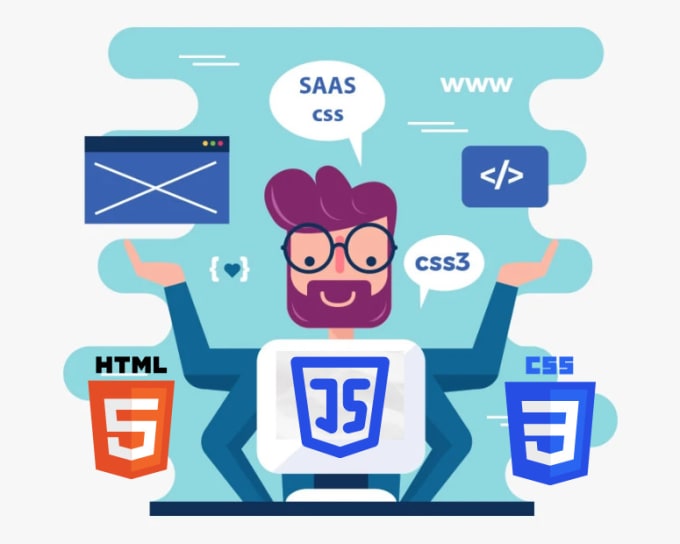 Be Your Front End Web Developer Using Html Css Javascript By