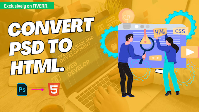 Convert Psd To Html Using Html5 Css3 Javascript Bootstrap5 By Dev