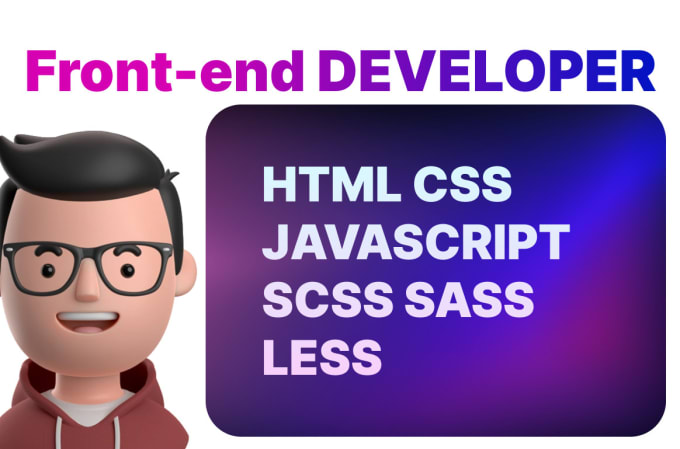 Frontend Developer Html Css Scss Sass Less By Shockerovip Fiverr