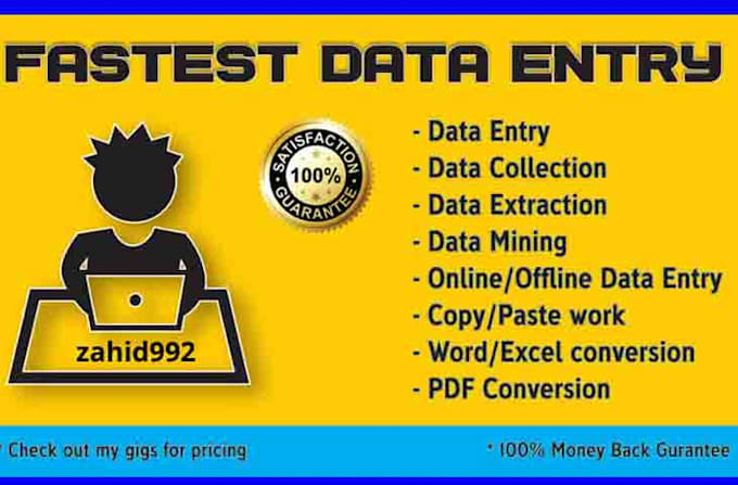 Entry Excel Word Database Editing By Ritondas Fiverr
