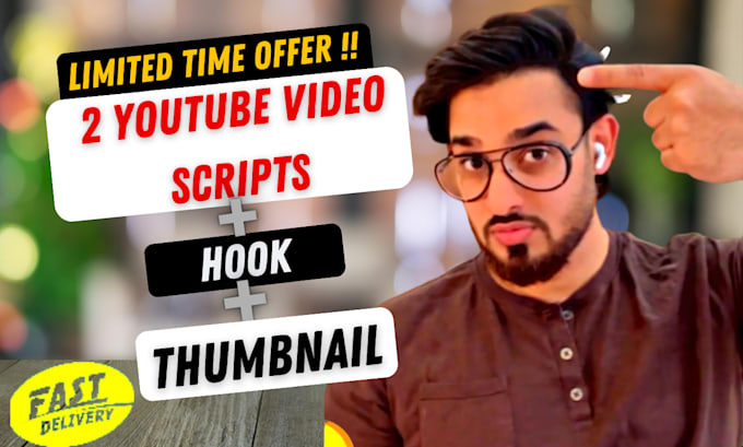 Research And Write Engaging Youtube Script With Hook By Shuaibisasalemp