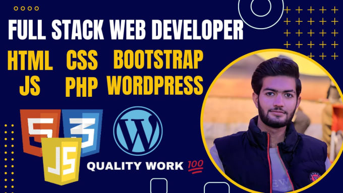 Be Your Full Stack Web Developer Using Wordpress Html Css Js Php By