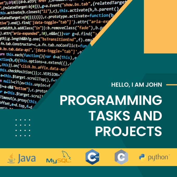 Do Your C Cpp Java Python And Mysql Tasks And Projects By John