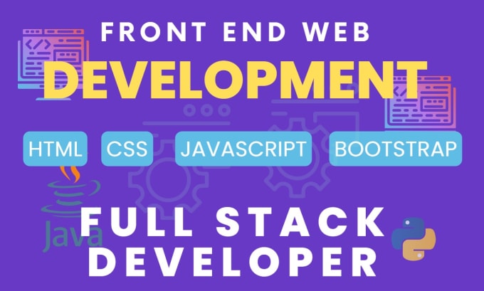 Do Front End Web Development Using Html Css Bootstrap Tailwind