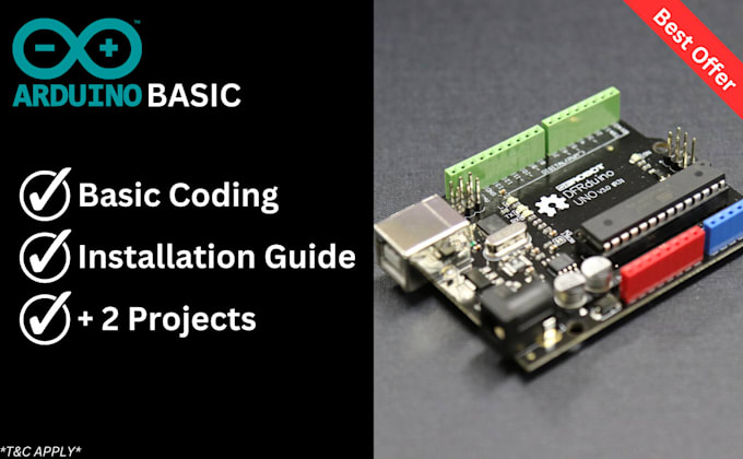 Teach You Programming With Arduino By Om The Dev Fiverr