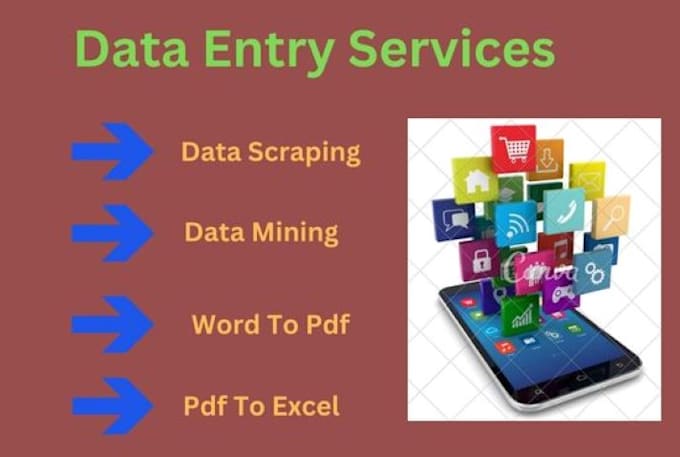 Do Excel Data Entry Data Scraping Convert To Pdf Or Excel By