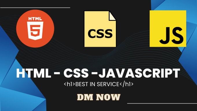 Be Your Web Programmer Html Css Javascript Fixer And Coder By Usjid