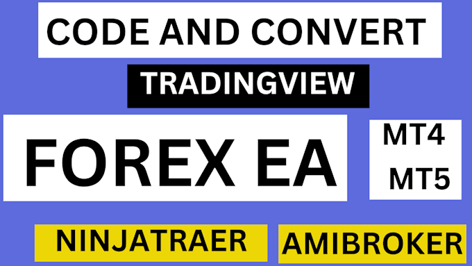 Code And Convert Tradingview Pinescript Into Mt Mt Ea Ninjatrader