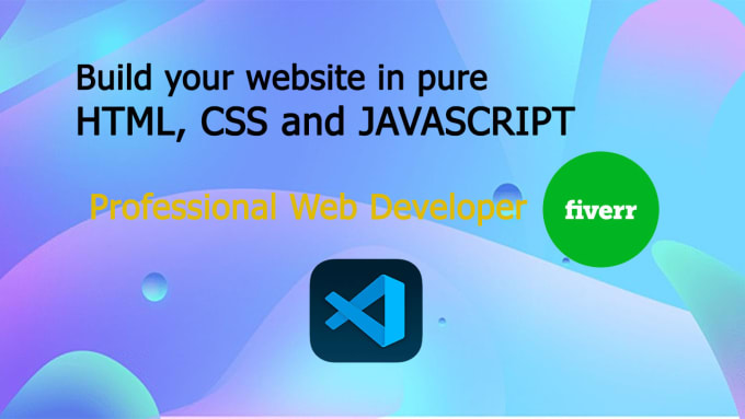 Create Website Using Pure Html Css And Javascript By Noman399 Fiverr