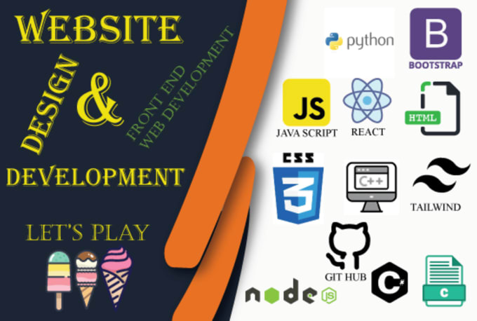 Be Your Front End Web Developer Using Html Javascript React Tailwind