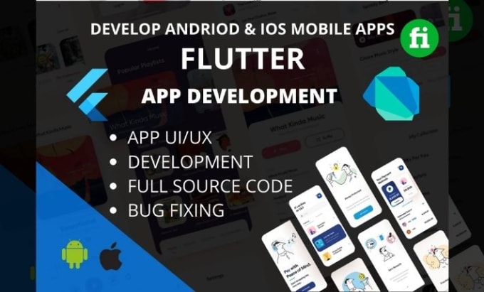 Be Your Flutter App Developer For Android And Ios By Technguys Fiverr