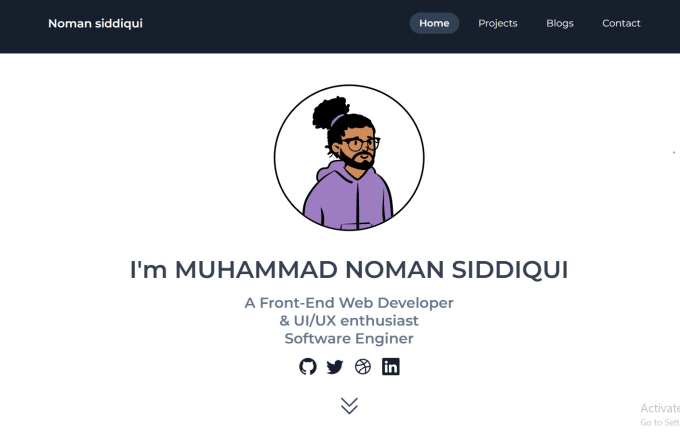 Convert Design Using Html Css Javascript By Noman Siddiqui1 Fiverr