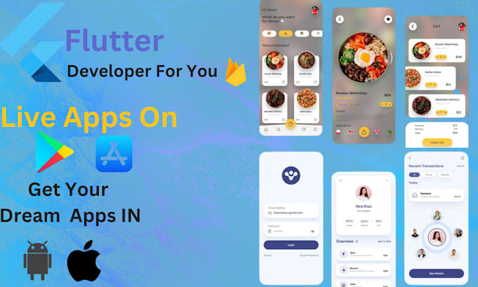 Do Mobile App Development In Flutter For Ios And Android By Taha Fiverr