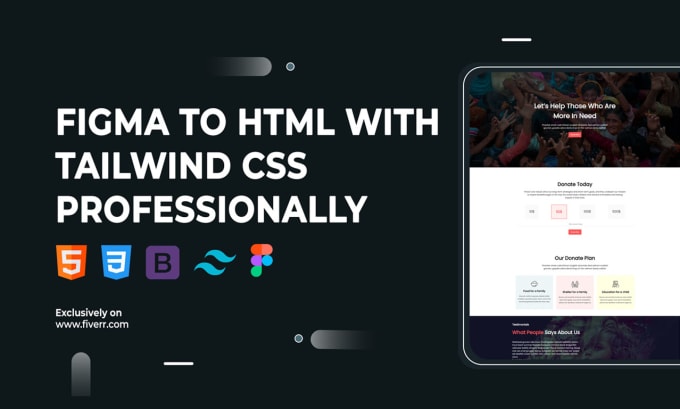 Convert Figma To Html With Tailwind Css Professionally By Naymur Dev