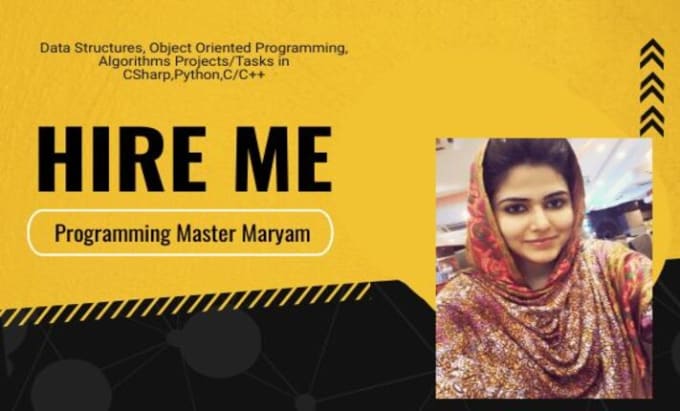 Do Csharp Cplusplus Python Projects And Tasks By Maryamtahir Fiverr