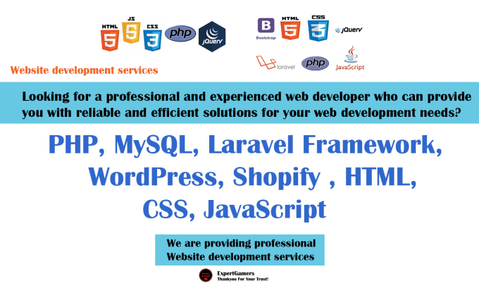 Do Javascript Jquery Php Laravel Html Css Scripts By