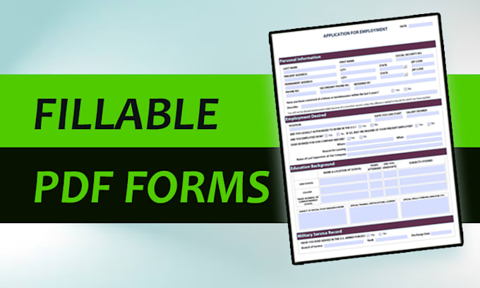 Make Fillable Pdf Forms By Sachikaru Fiverr