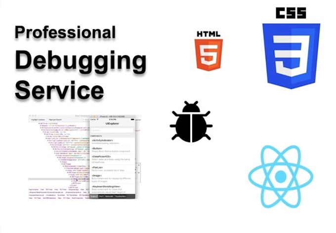 Fix Bugs In Reactjs Html Css And React Native Mobile Apps By