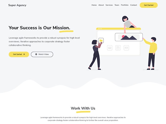 Do A Responsive Html Css Js Bootstrap Website For You By Oyunblr10969