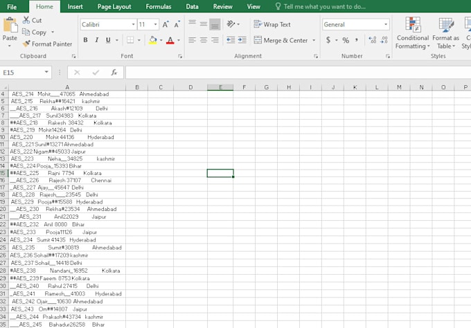 Format Clean And Merge Excel Data By Samiimtiaz431 Fiverr