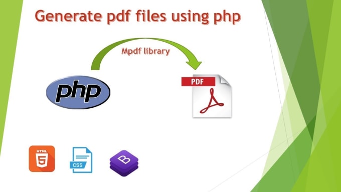 Create Pdf Using Html Css Mysql With Mpdf Php Library By Juriskj Fiverr