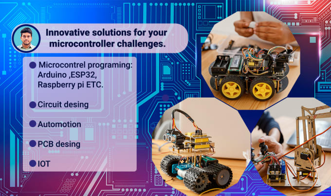 Design Circuits And Program Arduino Esp32 And Raspberry Pi By
