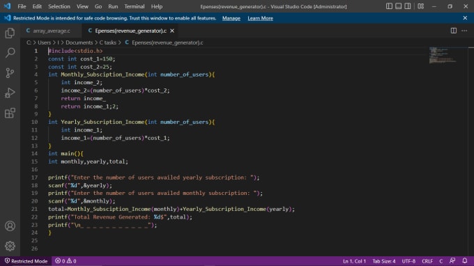 Write Code And Debug C Cpp And Python Program Solve Your Tasks And